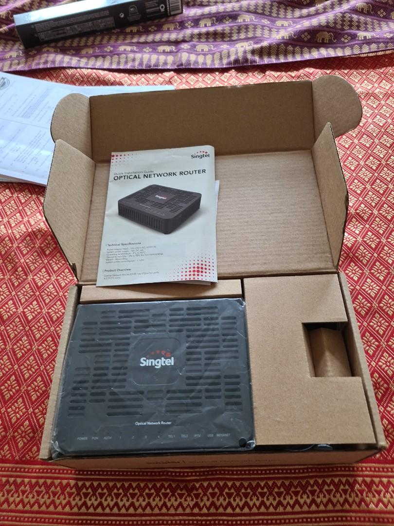 Singtel Optical Network Router, Computers & Tech, Parts & Accessories ...