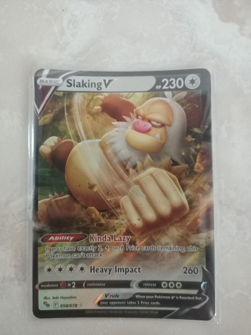 Slacking V Pokemon Go TCG, Hobbies & Toys, Toys & Games on Carousell