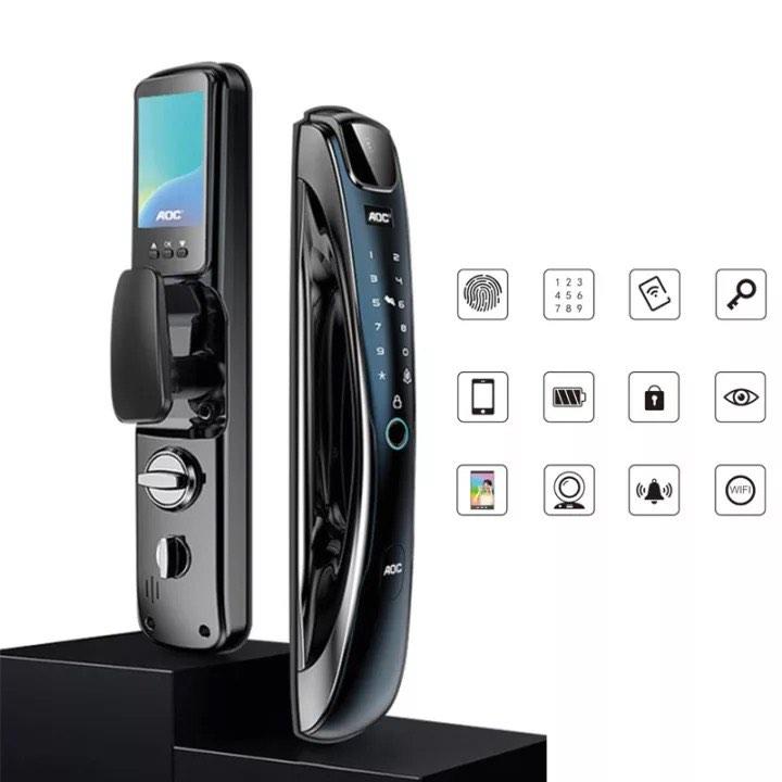 Smart Lock door Face recognition fingerprint nfc card password app ...