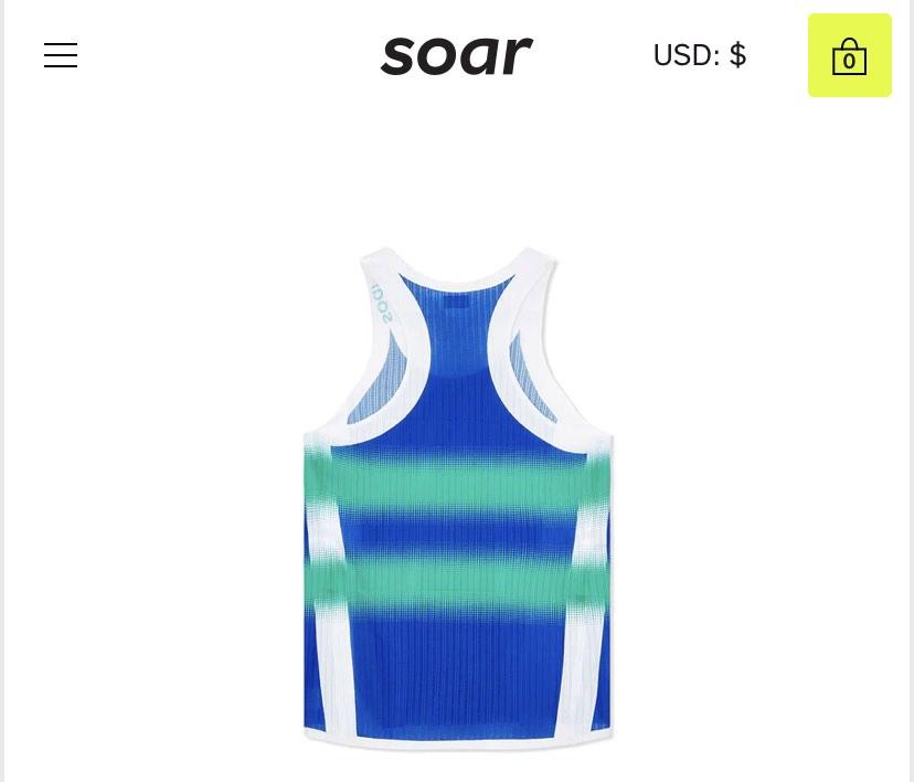 Soar Running Race Vest 4.0 Electric Blue XS, Men's Fashion, Activewear ...