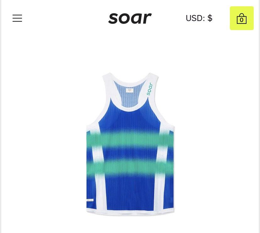 Soar Running Race Vest 4.0 Electric Blue XS, Men's Fashion, Activewear ...