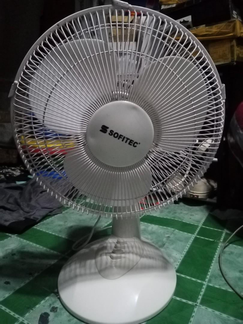 sofitec desk fan 12", Furniture & Home Living, Lighting & Fans, Fans on ...