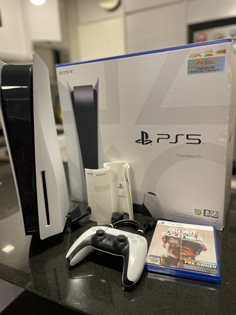 Sony PlayStation 5 PS5 Standard Version ( Disc + Digital ), Video ...