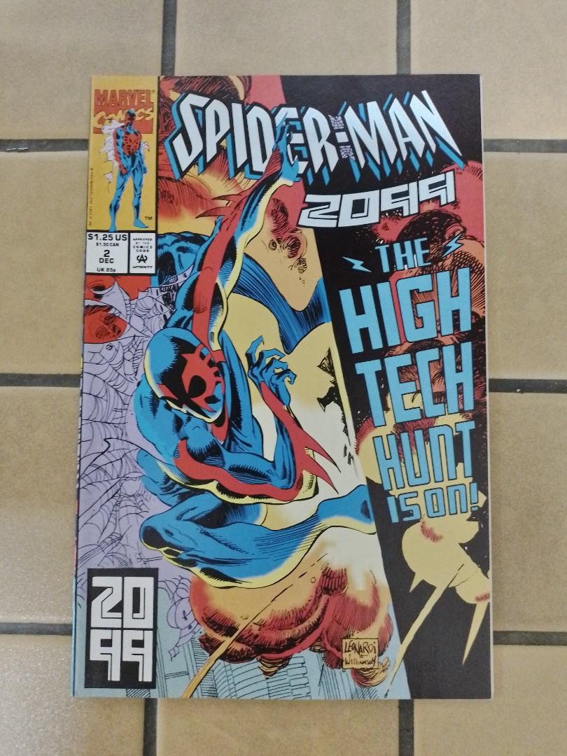 Spiderman 2099 #2 ( Rick Leonardi - Cover Art ) Marvel Copper Age Issue ...