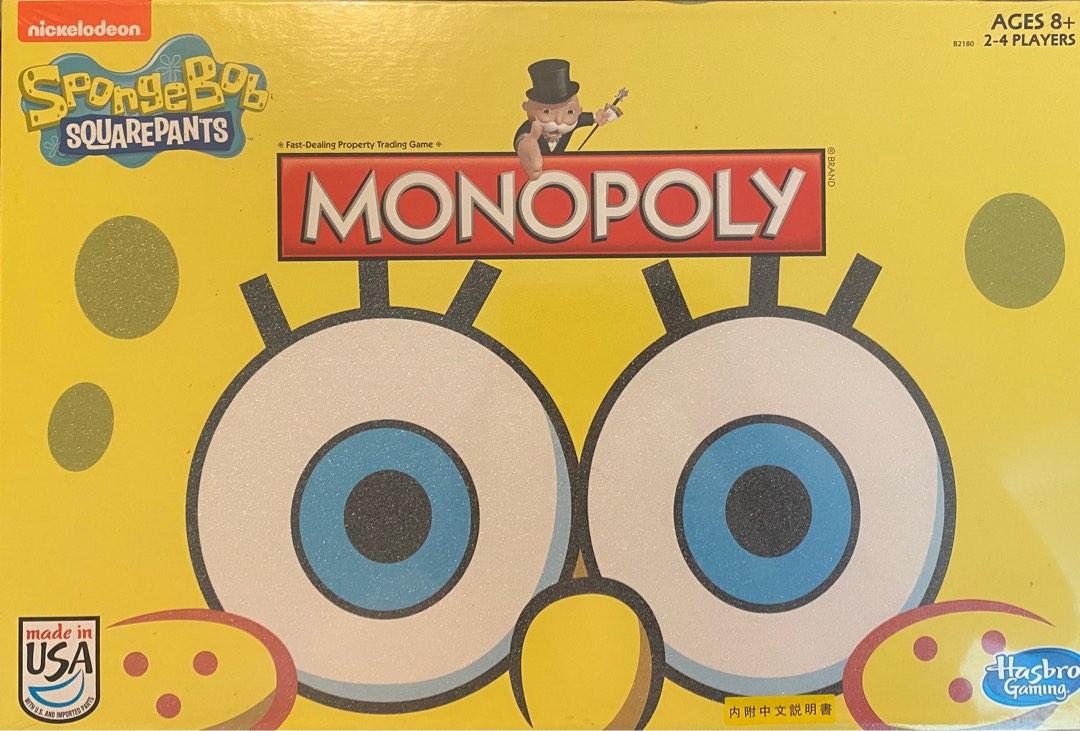 SPONGEBOB MONOPOLY, 興趣及遊戲, 玩具 & 遊戲類 - Carousell