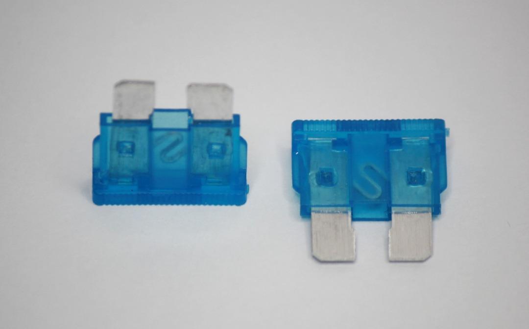 STANDARD BLADE FUSE 15A 2-PIN BLUE (2-PCS/1-PAIR), BEST FOR MOTORCYCLE ...