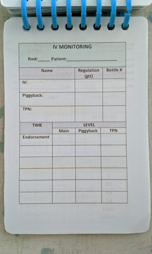 STUDENT NURSE'S DUTY NOTEBOOK, Hobbies & Toys, Books & Magazines ...