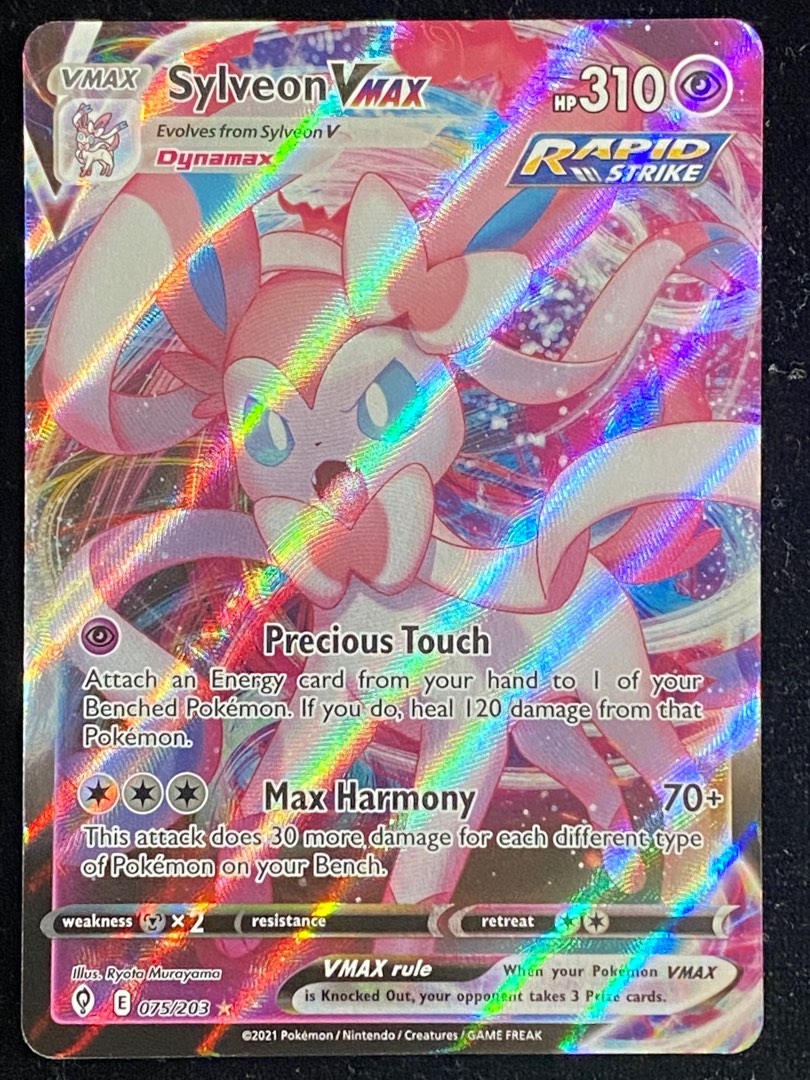 Sylveon Vmax, Hobbies & Toys, Toys & Games on Carousell