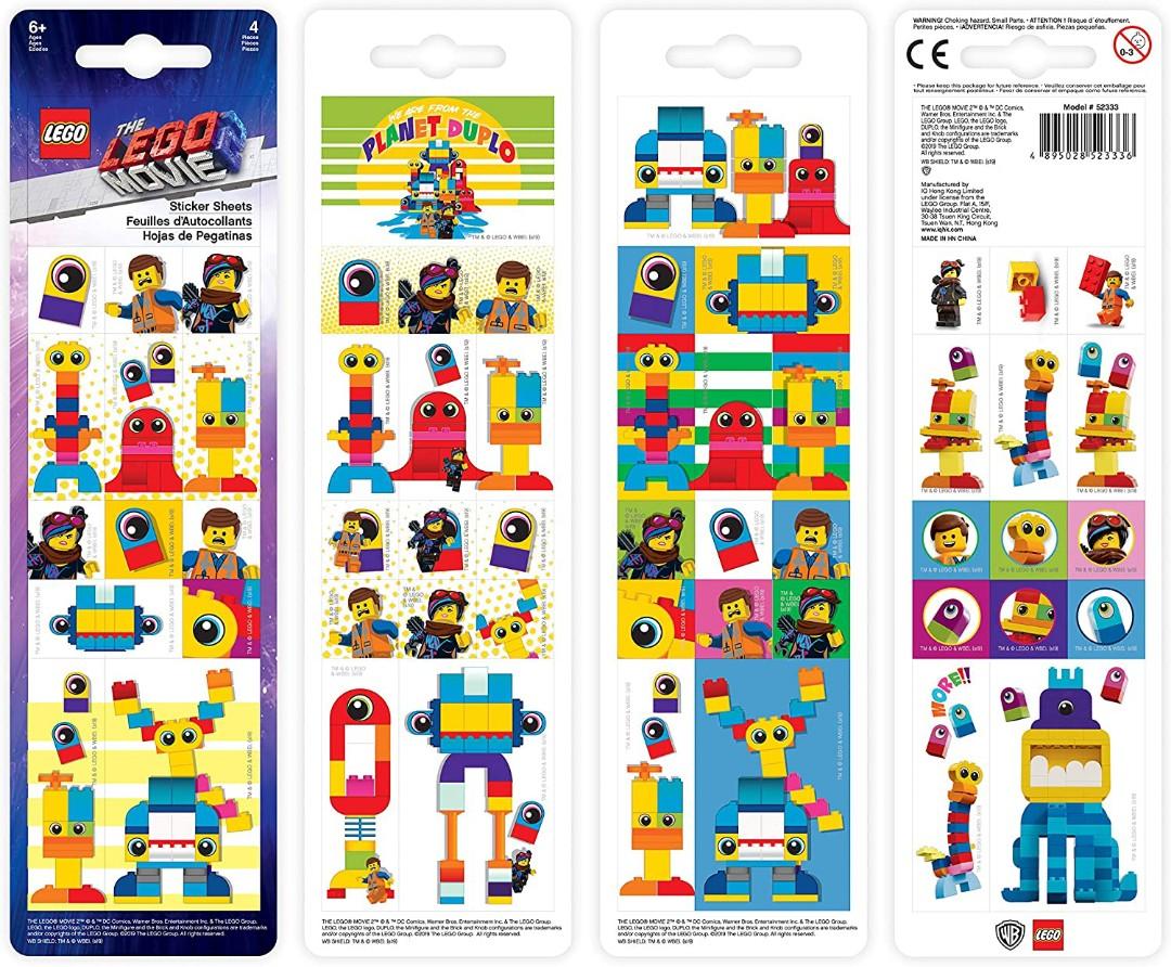 LEGO 52333 MOVIE 2 DUPLO Sticker Set, Toys & Collectibles, Mainan di Carousell