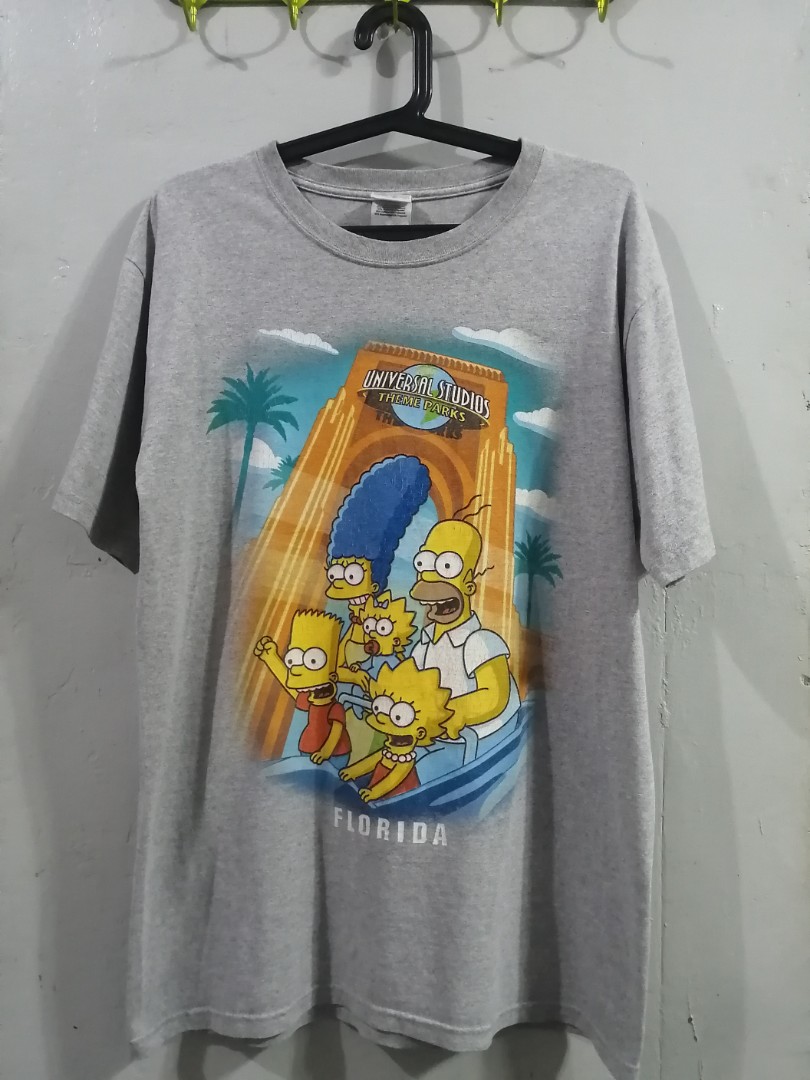 The Simpsons universal studios theme park hollywood t-shirt, Men's ...