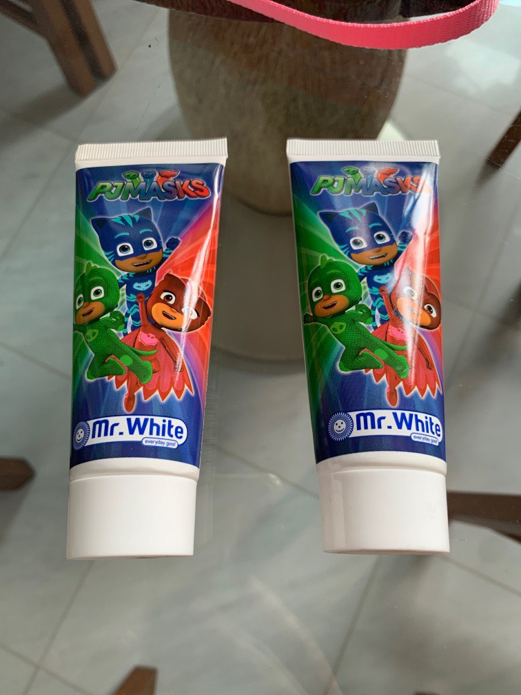 To Bless Mr. White PJ Masks toothpaste, Beauty & Personal Care, Oral ...