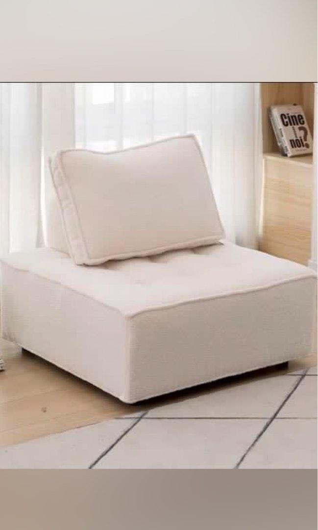Tofu Sofa Aesthetic Korean, Furniture & Home Living, Furniture, Sofas ...