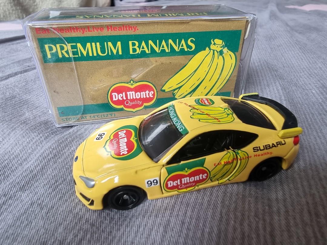 Tomica subaru brz custom printed - Del monte banana racing, Hobbies ...