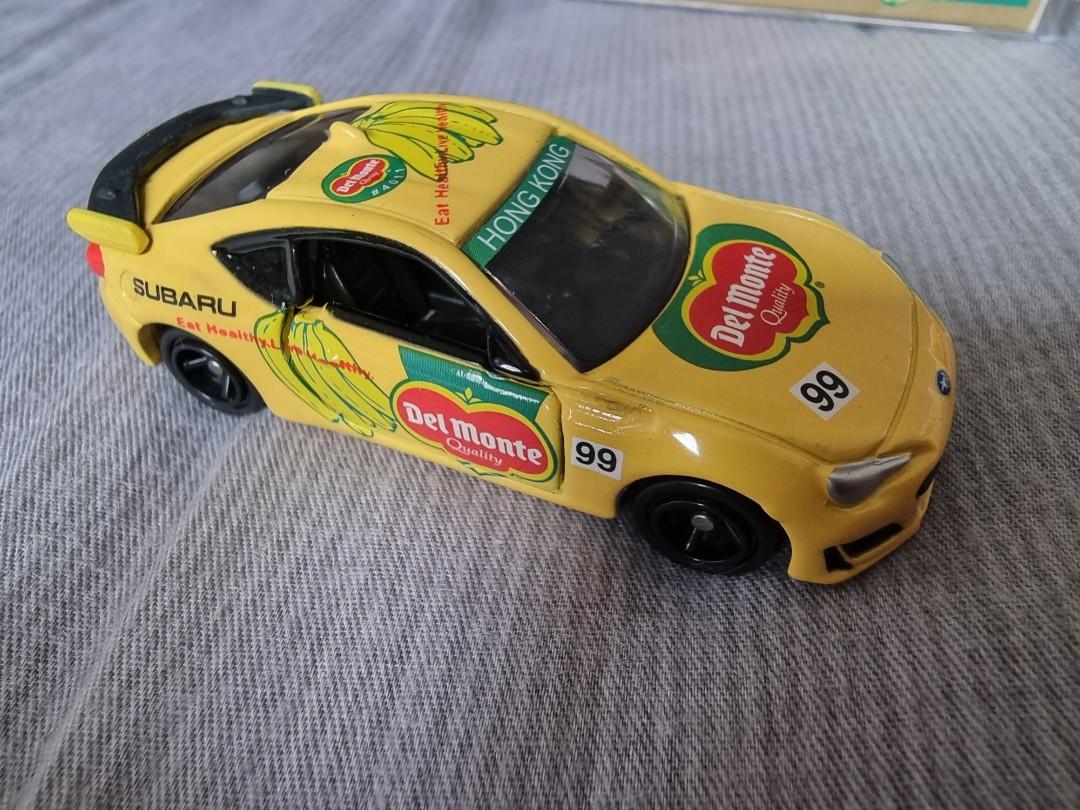 Tomica subaru brz custom printed - Del monte banana racing, Hobbies ...