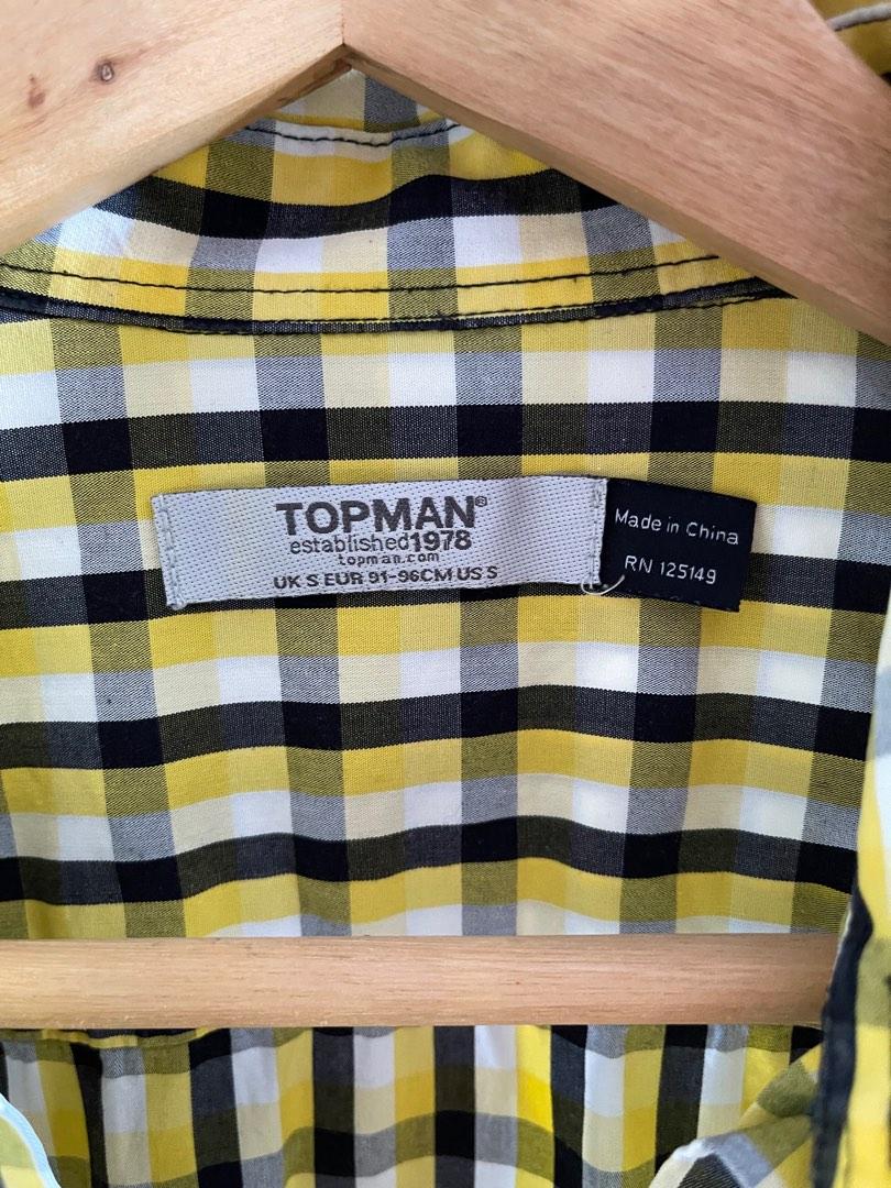 TopMan Top, Men's Fashion, Tops & Sets, Formal Shirts on Carousell