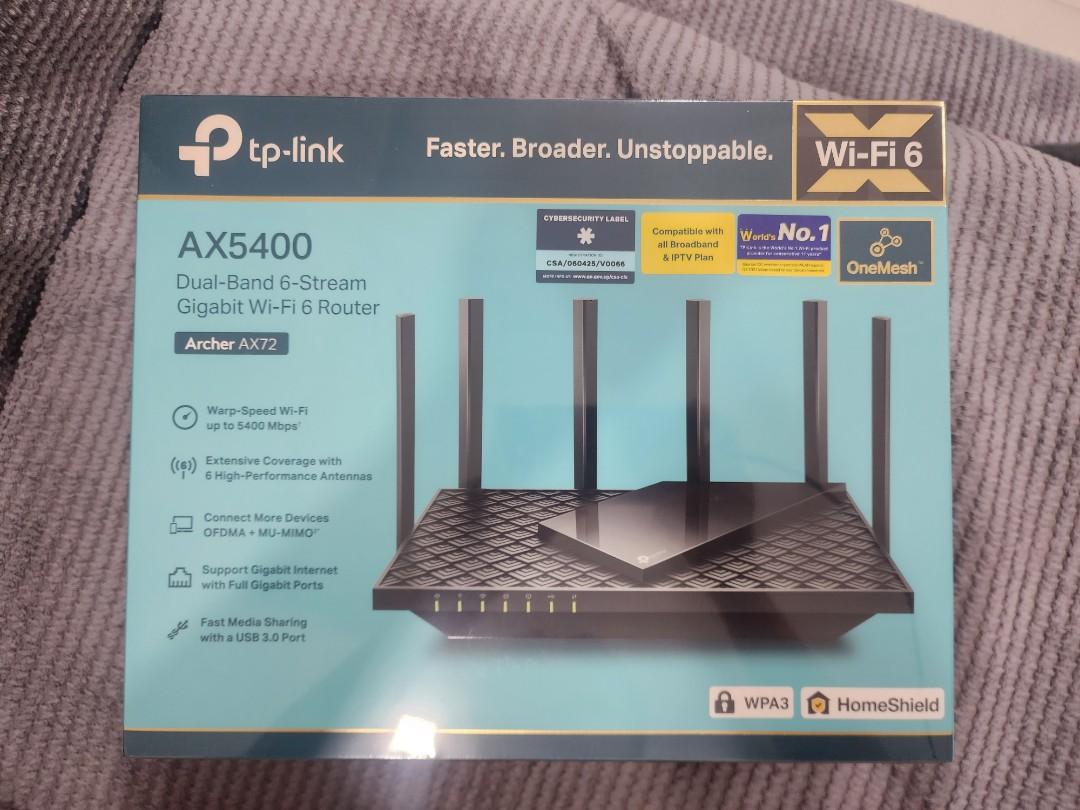 TP-LINK AX5400 WIFI 6 ROUTER, Computers & Tech, Parts & Accessories ...