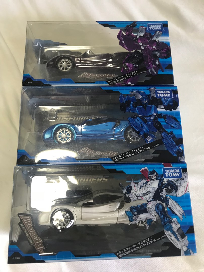 Transformers Alternity Diecast Mitsuoka Orochi Seekers Starscream ...