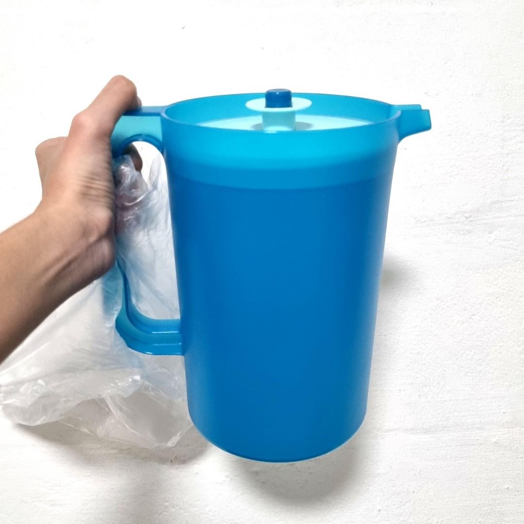 Tupperware 2L Large Blossom Water Pitcher Dispenser Jug Round Container ...