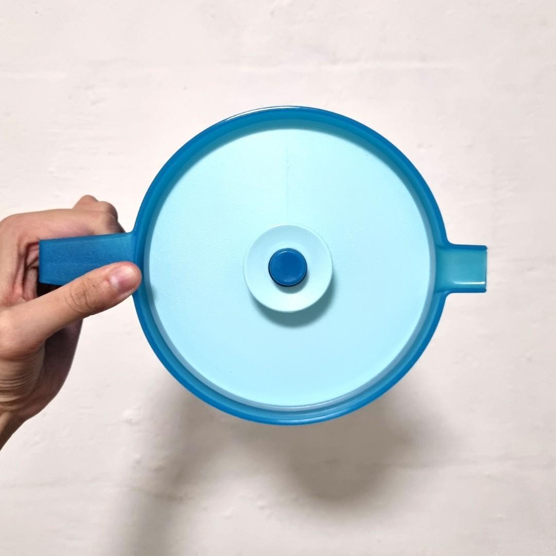 Tupperware 2L Large Blossom Water Pitcher Dispenser Jug Round Container ...