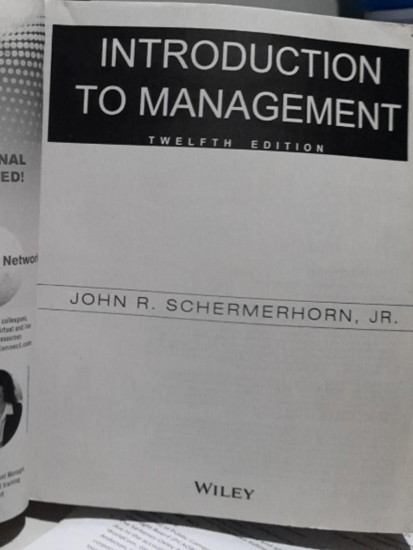 Twelfth Edition of Principle of Organization & Management, Hobbies ...