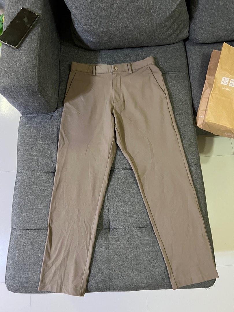 Uniqlo Ezy Ankle Pants (Ultra light, Dry-ex), Men's Fashion, Bottoms, Trousers on Carousell