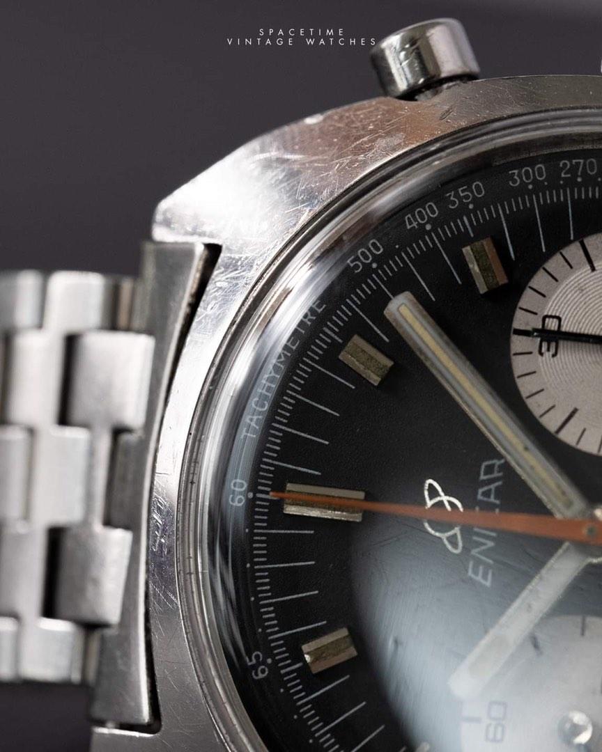 Vintage Enicar Chrnograph ref.232-01-01, Luxury, Watches on Carousell