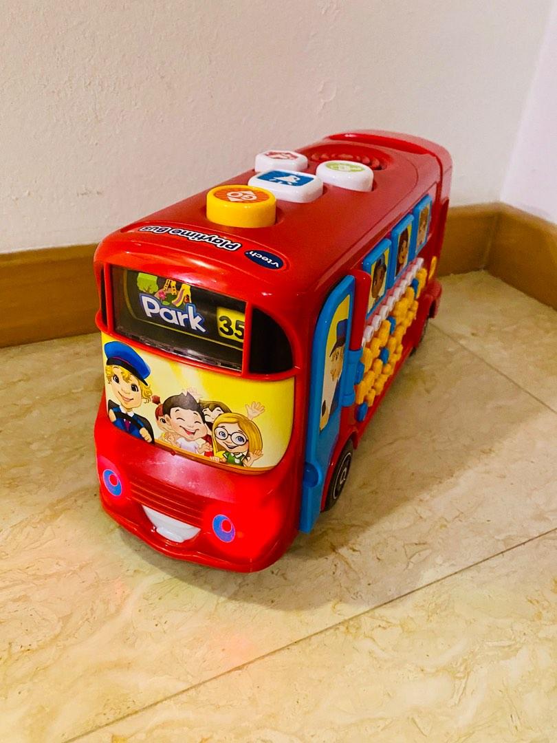 VTech Baby Playtime Red Bus with Phonics, Babies & Kids, Infant ...