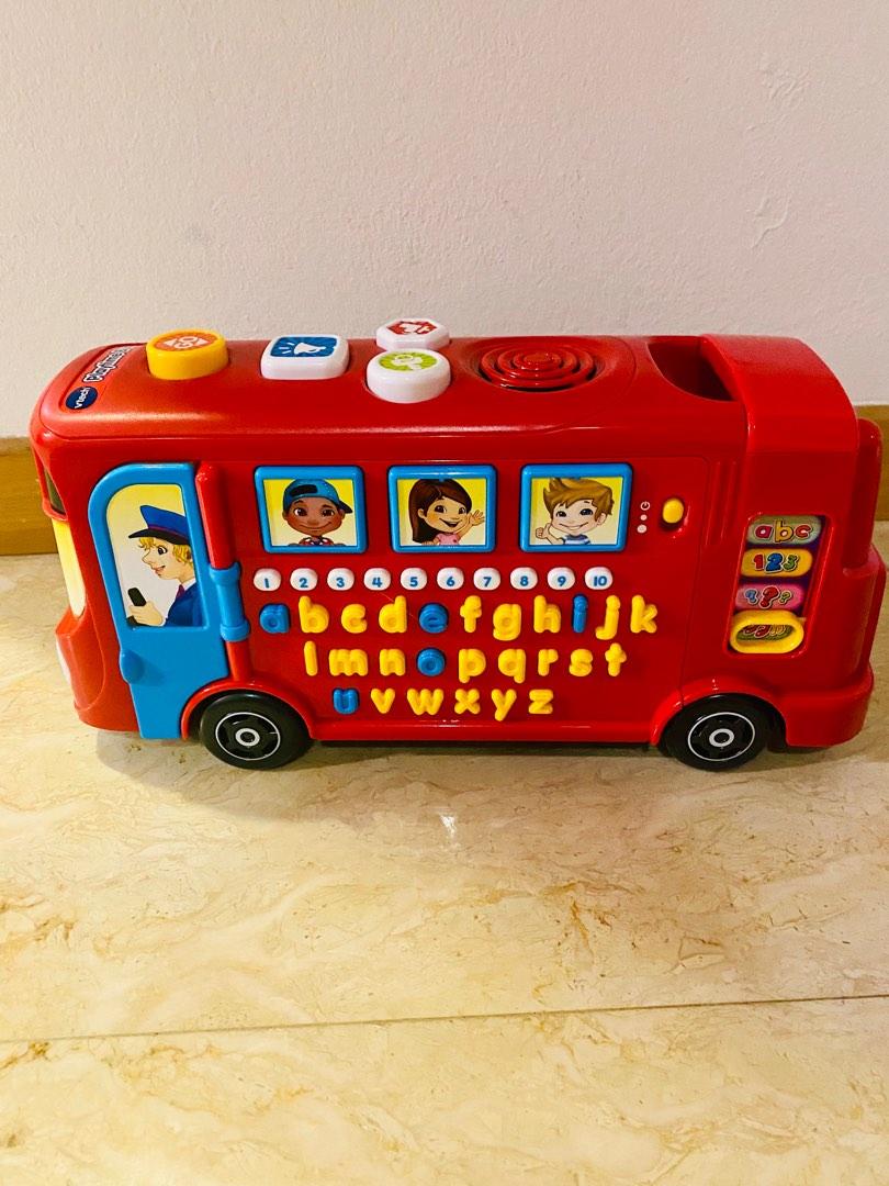 VTech Baby Playtime Red Bus with Phonics, Babies & Kids, Infant ...
