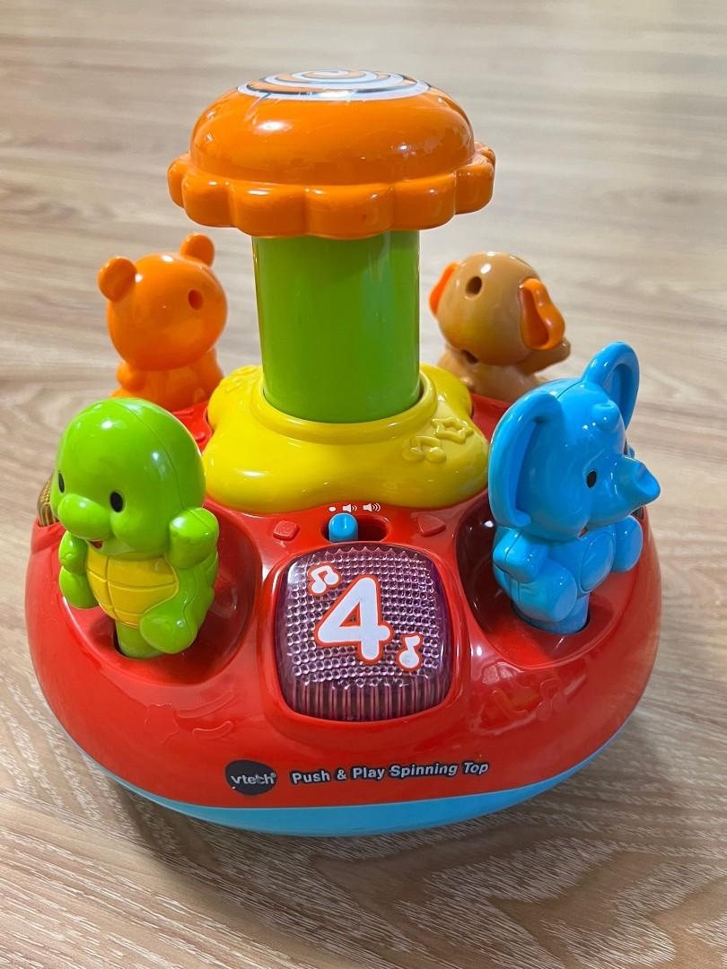 VTECH Push & Play Spinning Top, Babies & Kids, Infant Playtime on Carousell