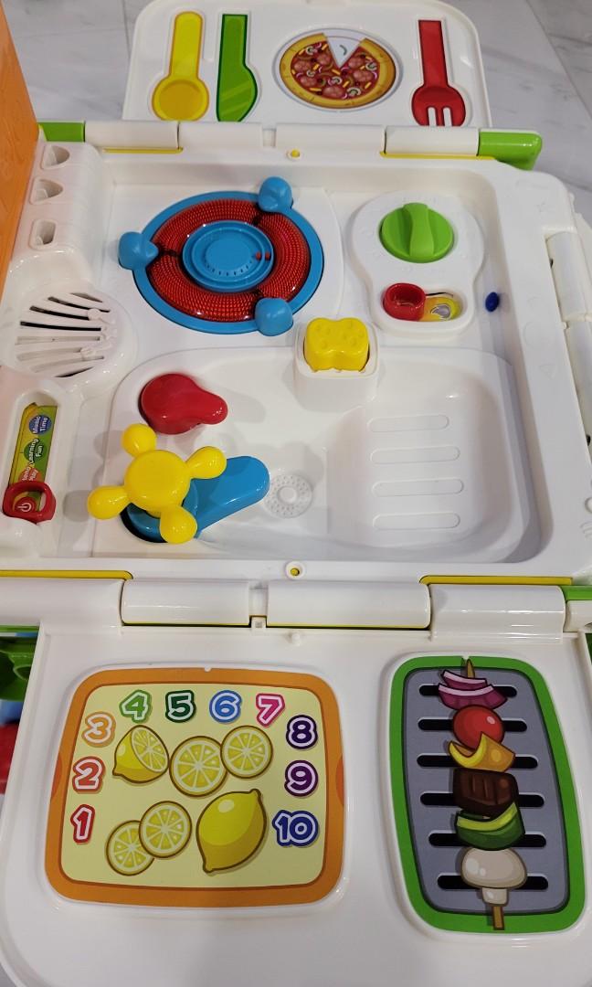 Vtech shop and cook interactive playset, Babies & Kids, Infant Playtime ...