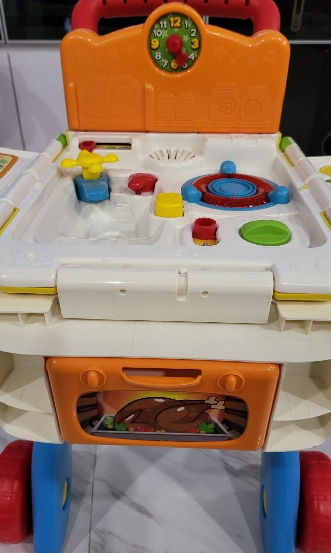Vtech shop and cook interactive playset, Babies & Kids, Infant Playtime ...