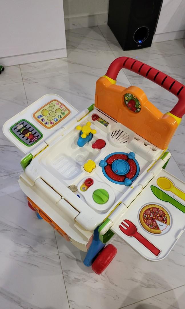 Vtech shop and cook interactive playset, Babies & Kids, Infant Playtime ...