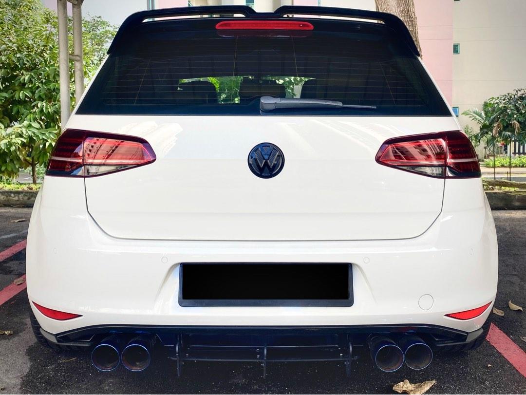 VW MK7/7.5 Golf/R-Line/GTI/R Maxton Design Rear Diffuser Fins/ Side ...