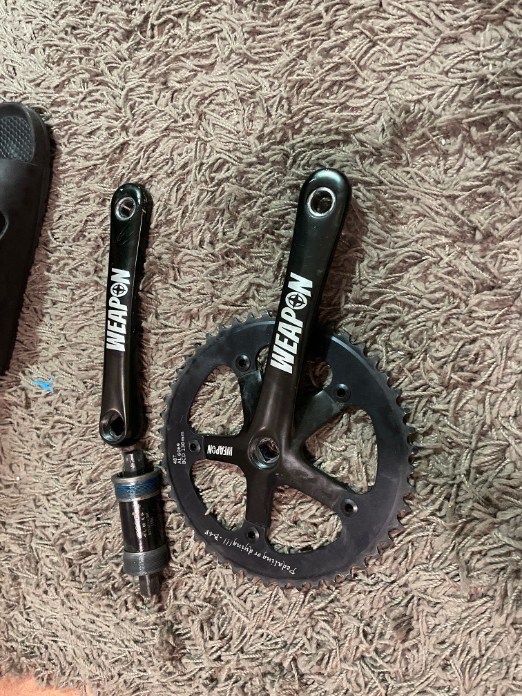 Weapon Crankset, Sports Equipment, Bicycles & Parts, Bicycles on Carousell