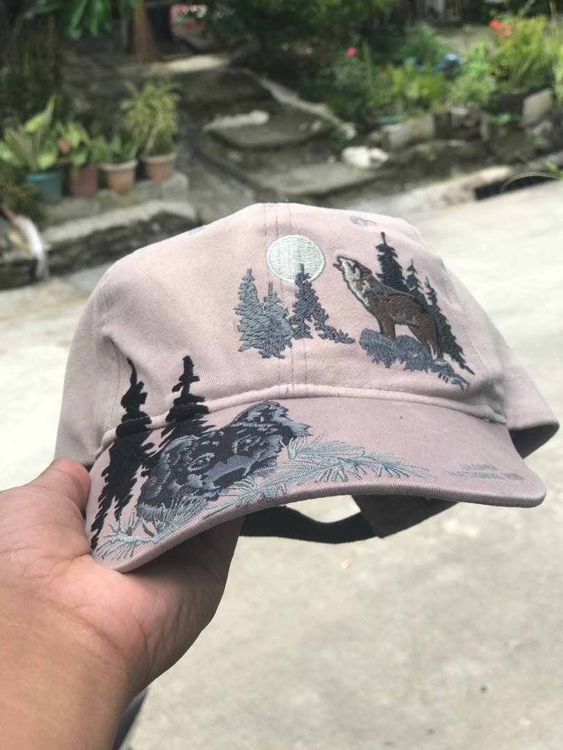 Wolf hat, Men's Fashion, Watches & Accessories, Caps & Hats on Carousell