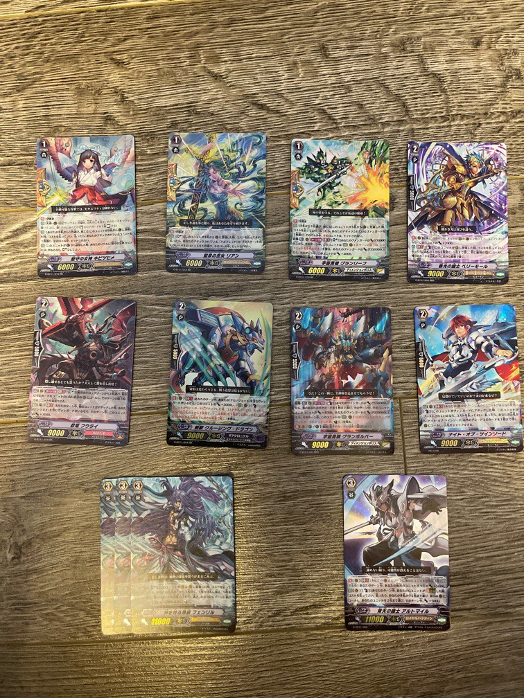 WTS Cardfight Vanguard Japanese foils, Hobbies & Toys, Toys & Games on ...
