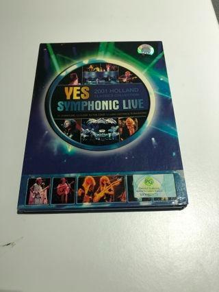 Yes symphonic live, dvd captured the most progressive rock band from ...