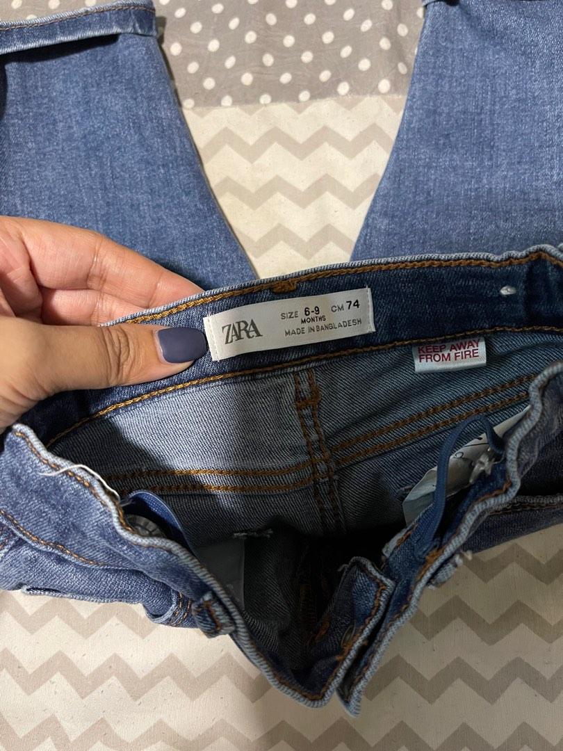 Zara Baby Jeans, Babies & Kids, Babies & Kids Fashion on Carousell
