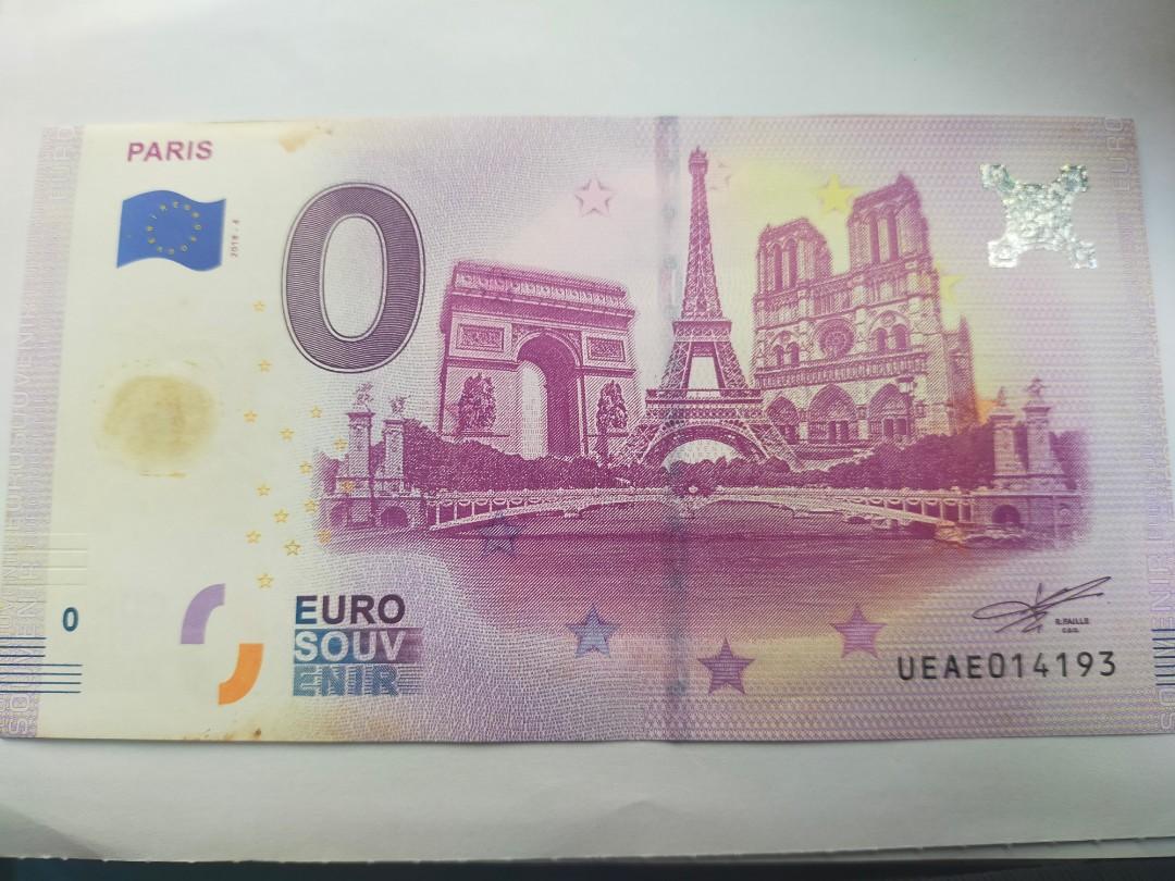 Zero Euro Note (Limited Edition), Hobbies & Toys, Memorabilia ...