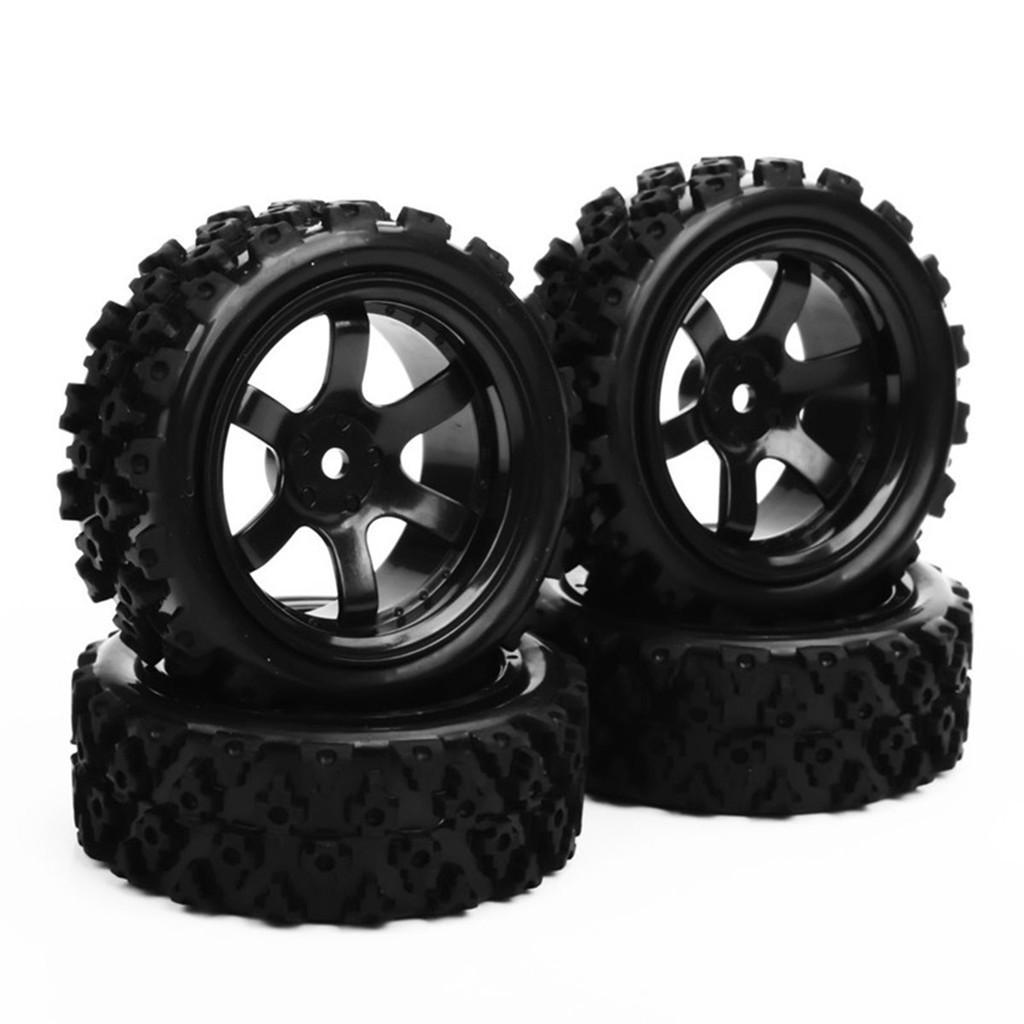 1/10 RC Rally Blocks Tires with Rim, Hobbies & Toys, Toys & Games on ...