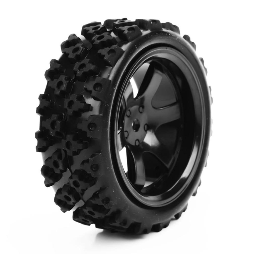 1/10 RC Rally Blocks Tires with Rim, Hobbies & Toys, Toys & Games on ...