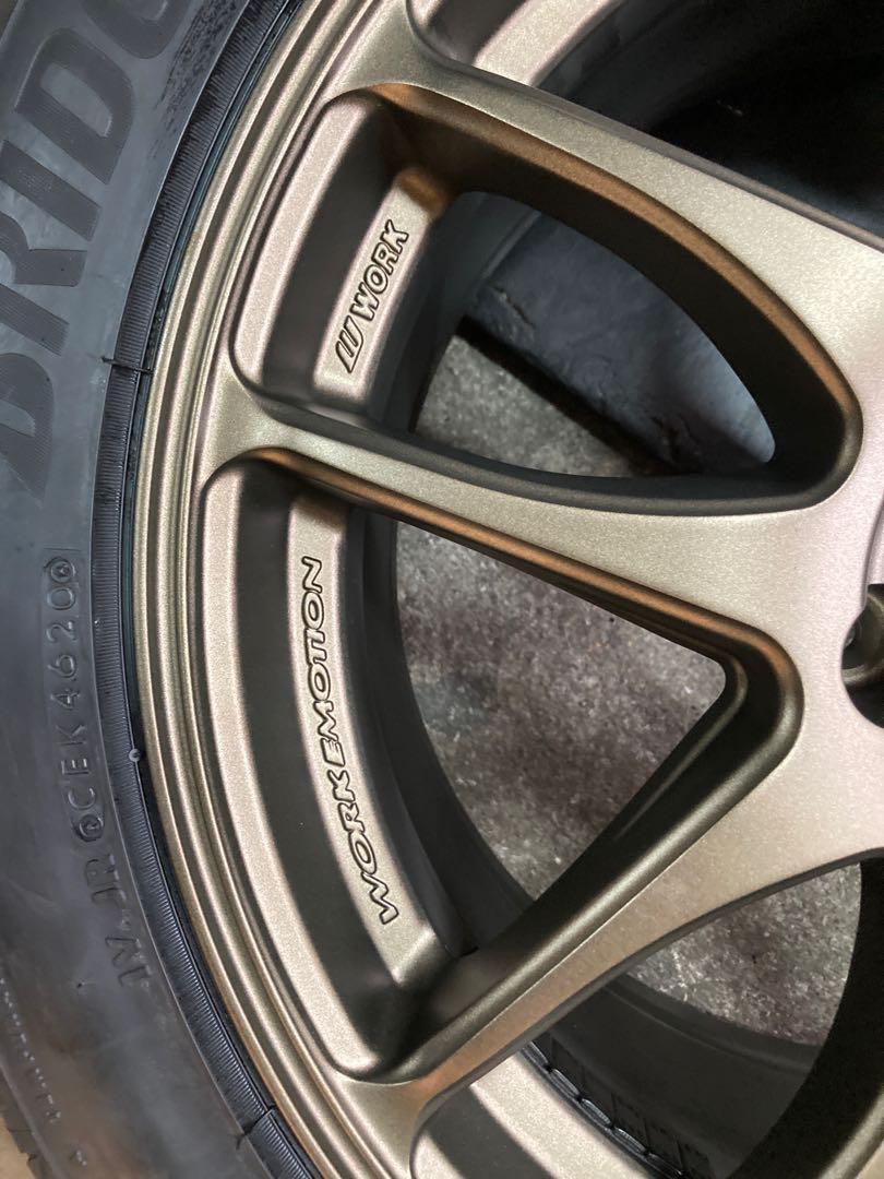 17” Work rims with certificate, made in Japan rims 4pcs genuine “Kiwami ...