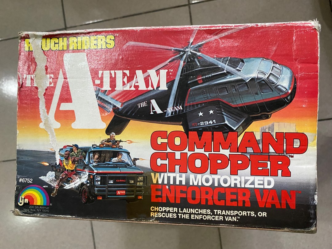 1983 Rough Riders A-Team Command Chopper with Van, Hobbies & Toys, Toys ...