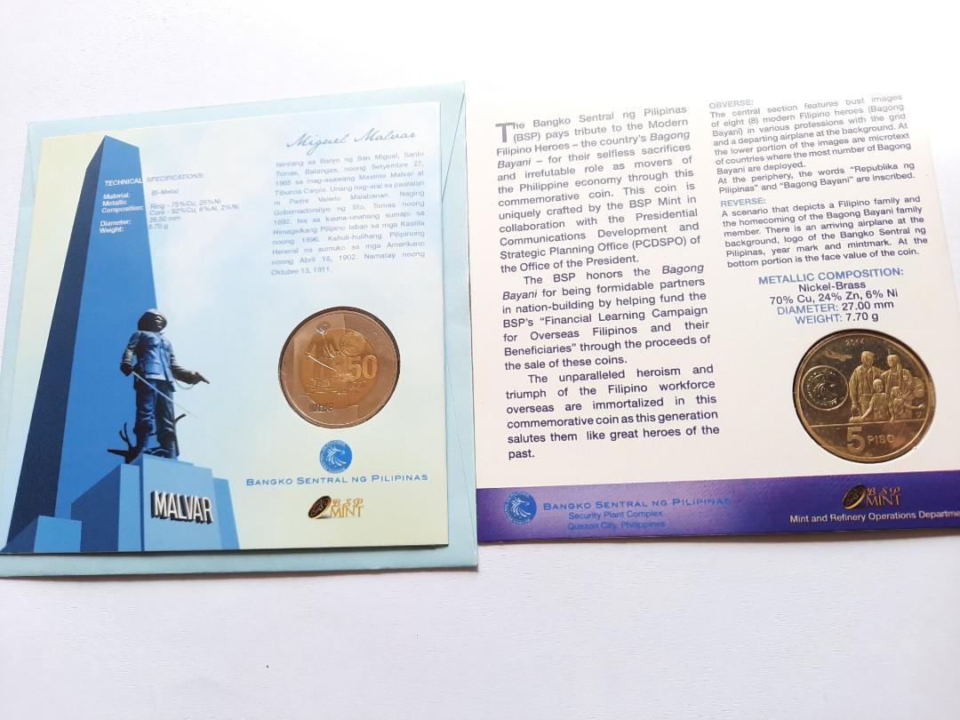 3pc set commemorative coin in BSP blister pack, Hobbies & Toys ...