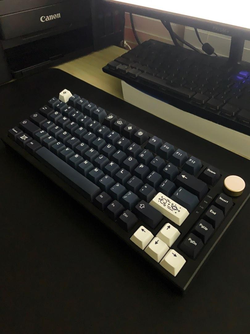 75% custom mechanical keyboard (Galaxy Keycaps), Computers & Tech ...
