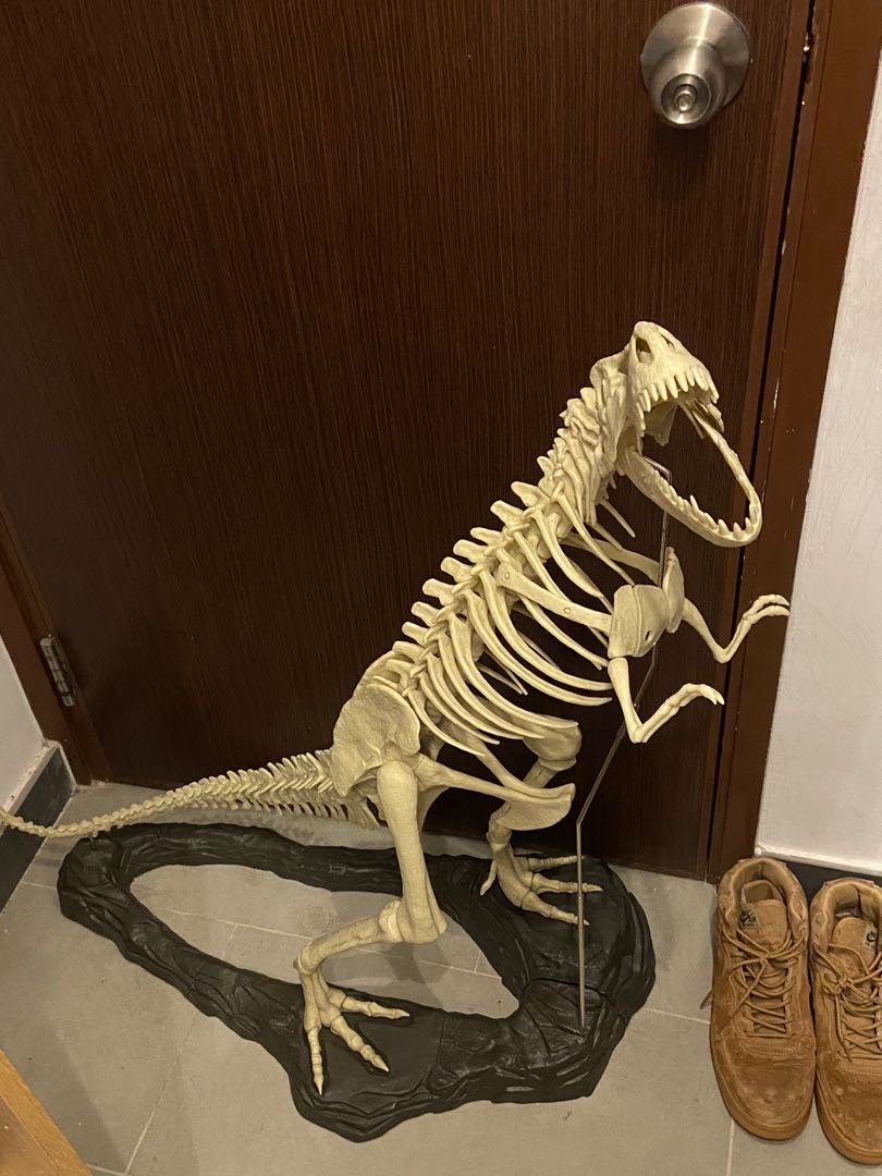 超級巨型 4d 3D 立體拼圖 puzzle 1:8 1/8 GEOREX GEOWORLD DINOSAUR T-REX Rex ...