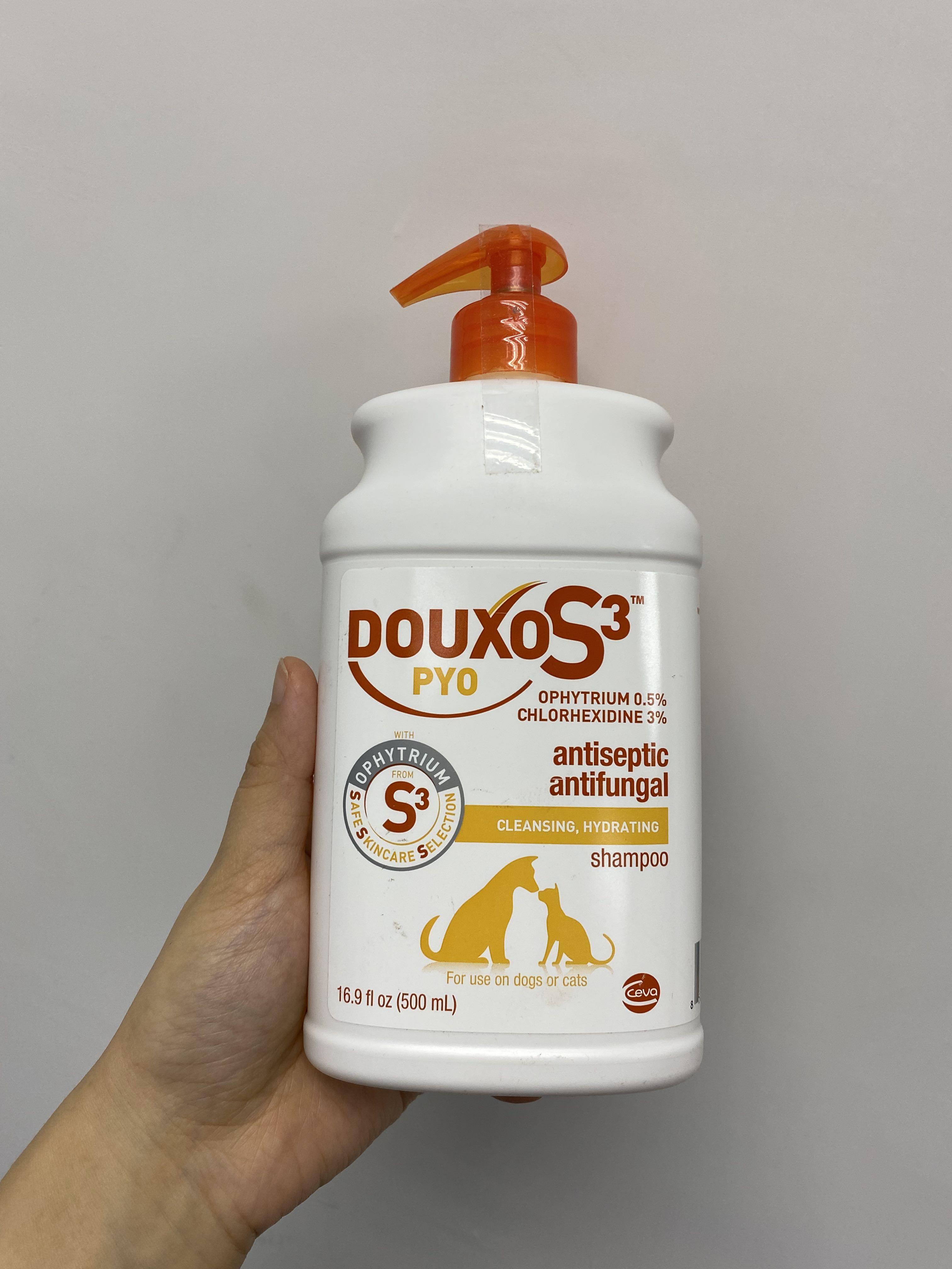 長期現貨(包易寄取) 英國直送 200ml DOUXO S3 PYO shampoo 獸醫推薦 抗菌止癢洗毛液 , 寵物用品, 寵物衣服 ...