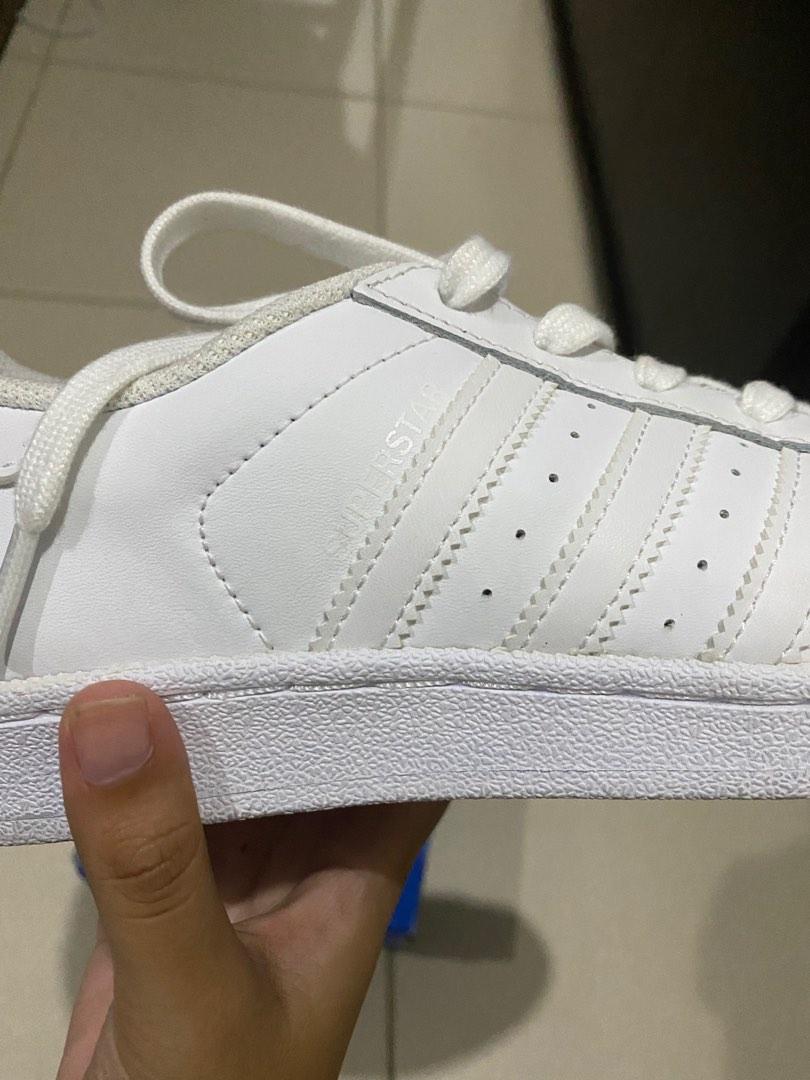 ADIDAS Superstar Triple White, Women's Fashion, Footwear, Sneakers on ...