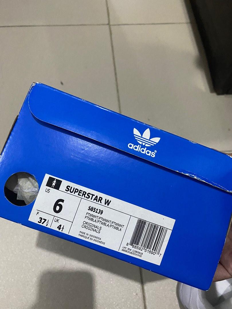 ADIDAS Superstar Triple White, Women's Fashion, Footwear, Sneakers on ...