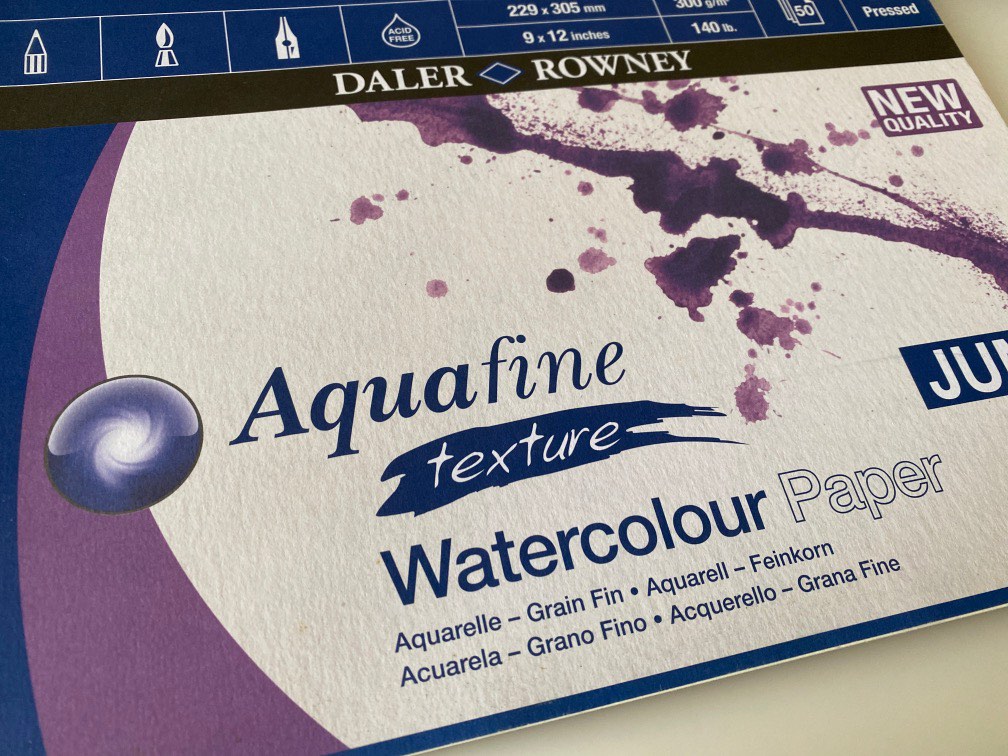 DALER ROWNEY Aquafine Jumbo watercolour paper (50 sheets), Hobbies ...